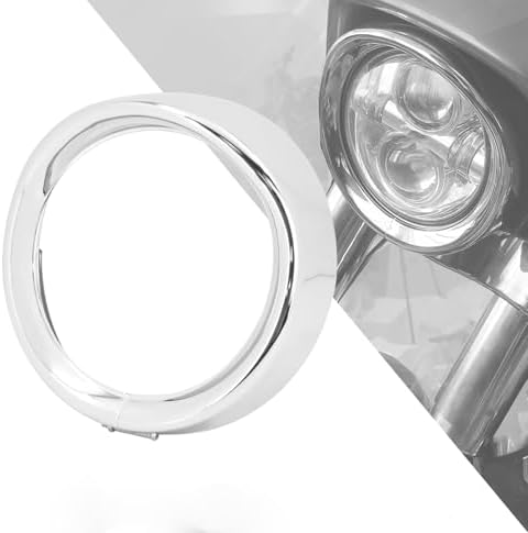 Amazon.com: HDBUBALUS Motorcycle Headlight Trim Ring Visor Head Lamp ...