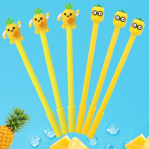 Amazon.com: 30 Pcs Cute Pineapple Gel Ink Pens Fun Kawaii Pens Fruit ...