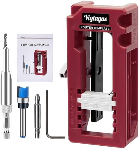 Door Hinge Jig, Door Hinge Mortiser, Router Template Fits for Door ...