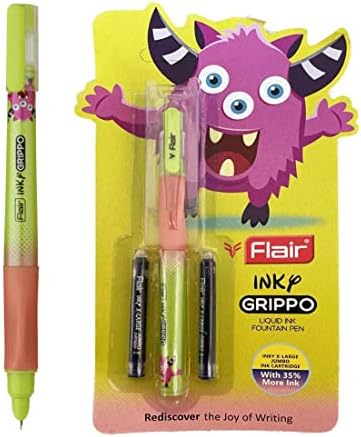Flair Inky Series Grippo Liquid Ink Fountain Pen Blister Pack | Free 2 ...