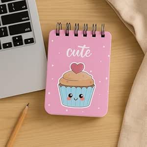Articious Spiral Pocket Notebook (7.5 x 11 cm) | Cute Mini Notepad ...