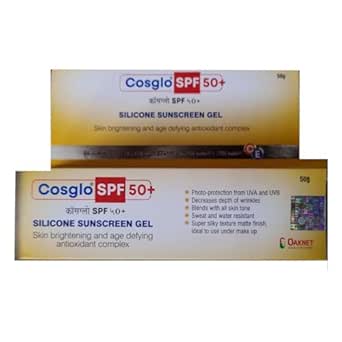 Cosglo SPF 50+ Silicone - Bottle of 50g Sunscreen Gel : Amazon.in: Fashion
