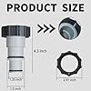 Amazon.com: REMAS for Intex Hose Adapter,Hose Adapter A w/Collar for ...