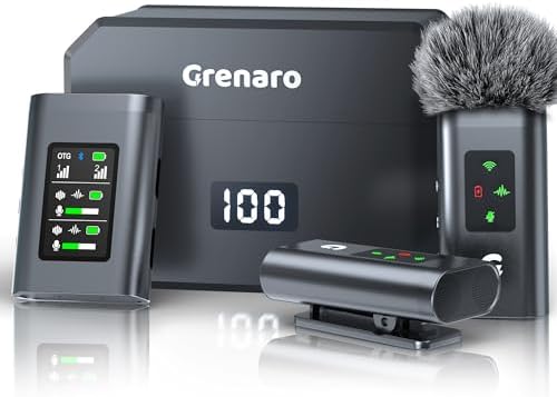 Digitek® (DWM 101 Wireless Microphone System with ANC Noise Reduction ...