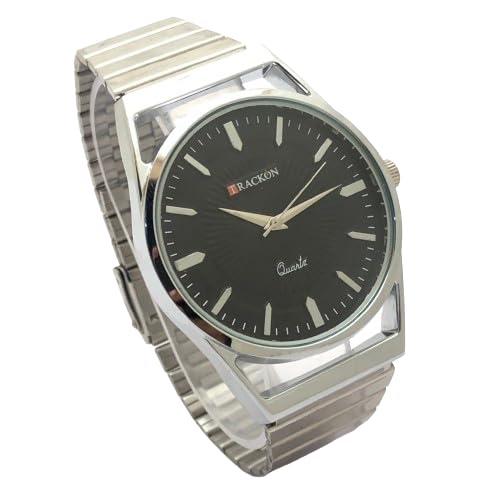 Buy C1419 Trackton Black Watch Modern & Chrome Finsh Stylish Digital ...