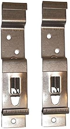 2 x Trailer Number Plate Clips Holders Spring Loaded Stainless Steel ...