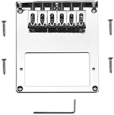 Amazon.com: SAPHUE Electric Guitar Bridge 6-Strings Tele 101x89mm ...