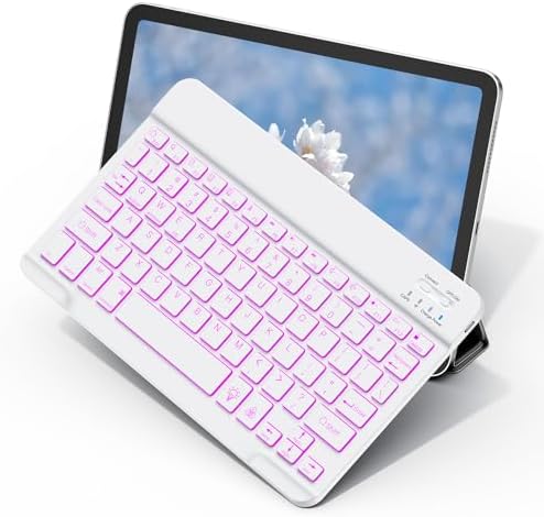 Amazon.com: OMOTON Bluetooth Keyboard for Tablet/Android/Windows/iOS ...