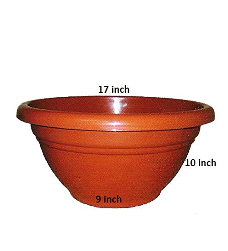 Narison Flower pots for Garden 17 inch Red,Green,White,Orange Color ...