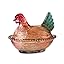 Amazon.com | Gkesgm Crystal Glass Chicken-Shaped Candy Dish,Vintage ...