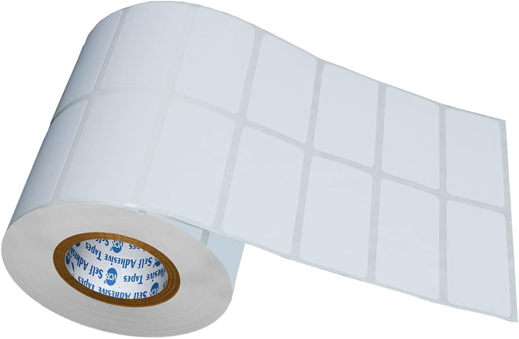 True-Ally 50x25 Chromo Barcode Label Sticker - 2 x 1 inches - 50mm x ...