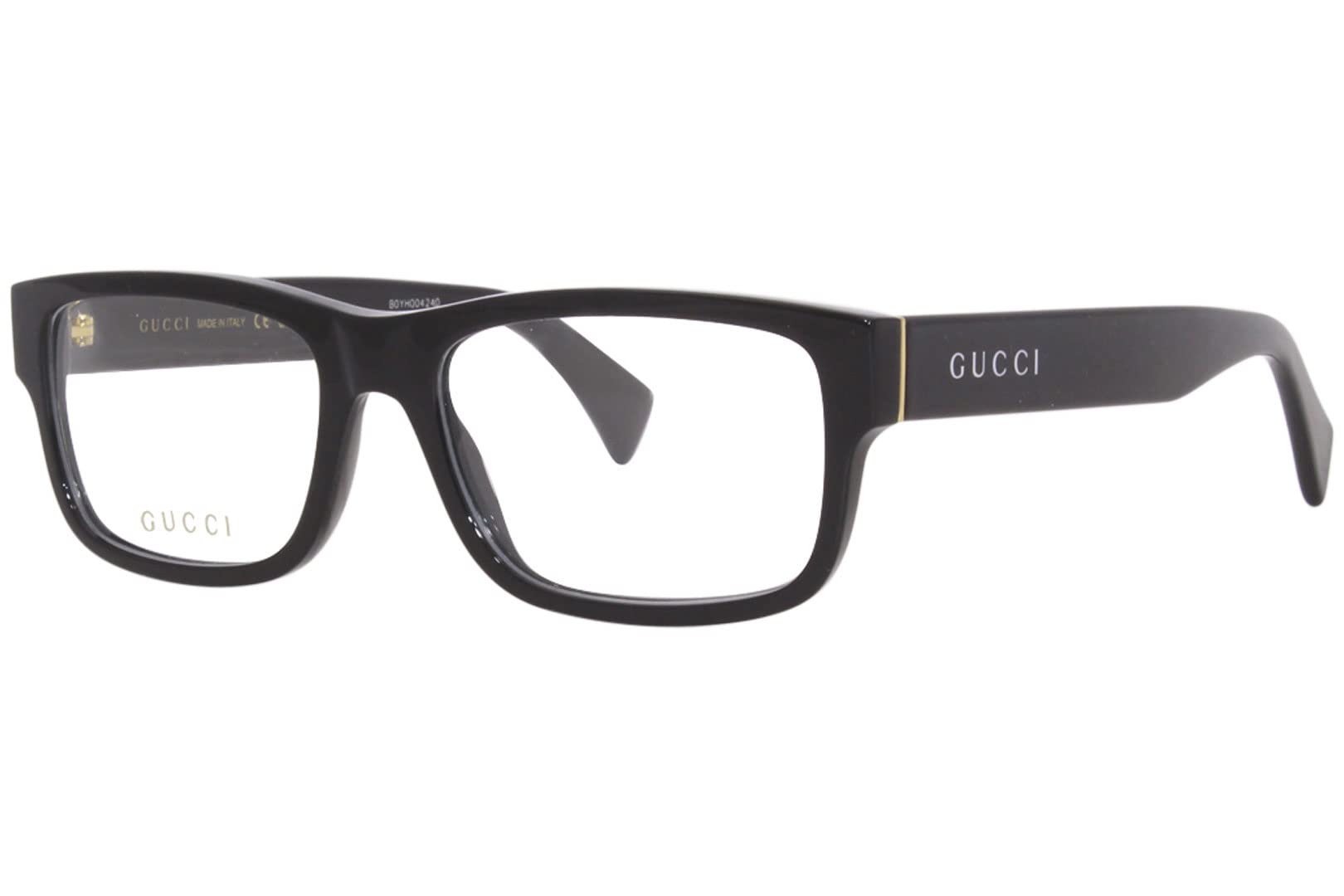 Amazon.com: Gucci GG1141O-004 Black Narrow Men's Eyeglasses : Clothing ...