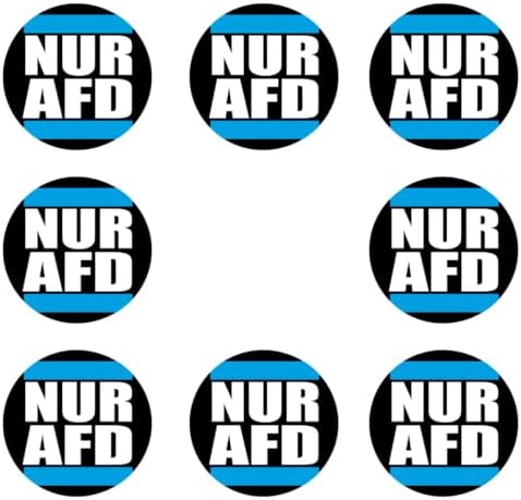Sei Schlau Wähle Blau Aufkleber - AFD Politik Sticker, 10 cm, 2 Stück ...
