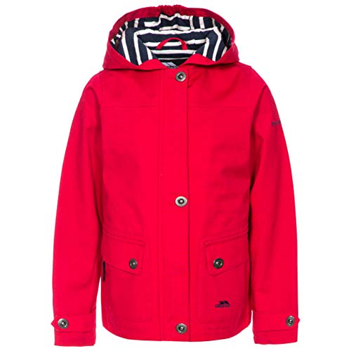 Trespass Girl’s Seastream Waterproof Rain Jacket With Grown On Hood ...