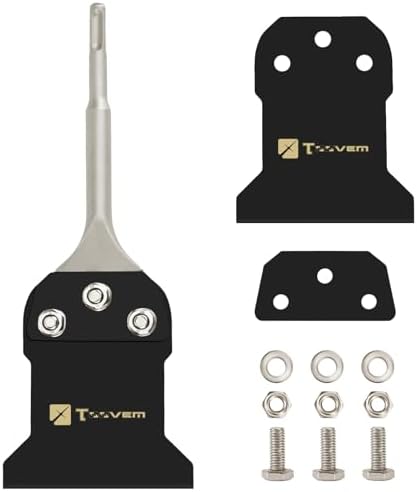 Amazon.com: TOOVEM SDS Plus Floor Scraper Kit, 4" x 10" Tile Removal ...