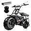 Amazon.com: FRP Mini Dirt Bike GMB100, 99 CC Gas Powered Mini Bike 4 Stroke 3HP, Off Road Mini ...