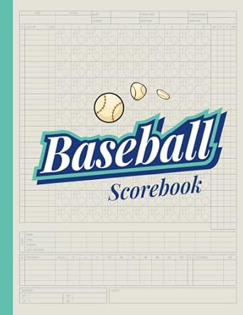 Baseball Scorebook: Baseball Score Keeping Book, Baseball Stats Book ...