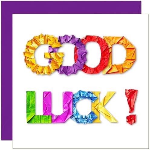 Second Ave Good Luck In Your New Job Square Card Leaving Colleague ...