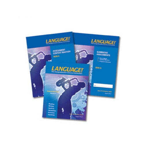 SOPR 2011 LANGUAGE! Comprehensive Literacy Curriculum Listu Renew Set A ...