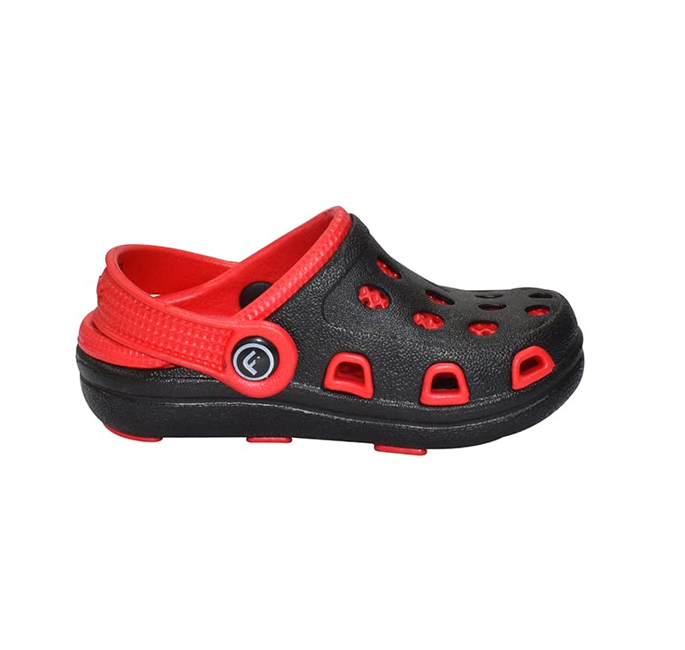 FLITE Kid's Black Red Clogs-8 (FL0K53C) : Amazon.in: Toys & Games