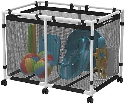 Amazon.com: POOL FELLOWS Pool Storage Bin, 142 Gallons, Holder for ...