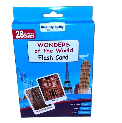 Buy Blue-Sky Buddy Flash Card for Kids ,World of Wonders Flash Cards ...