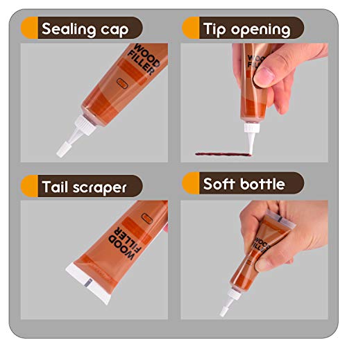 NADAMOO Wood Furniture Repair Kit Wood Filler Scratch Repair Furniture ...