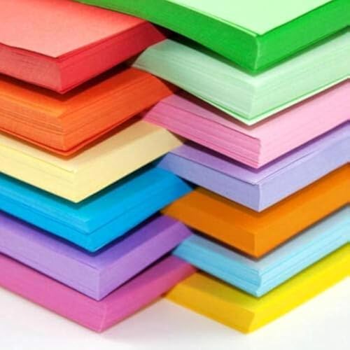 A4 Pastel Paper Assorted Colors 100 Sheets (80gsm) : Amazon.co.uk ...