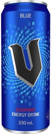 V Blue Guarana Energy Drink Can 24 x 330ml : Amazon.com.au: Grocery