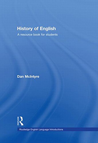 Amazon.com: History of English: A Resource Book for Students (Routledge ...