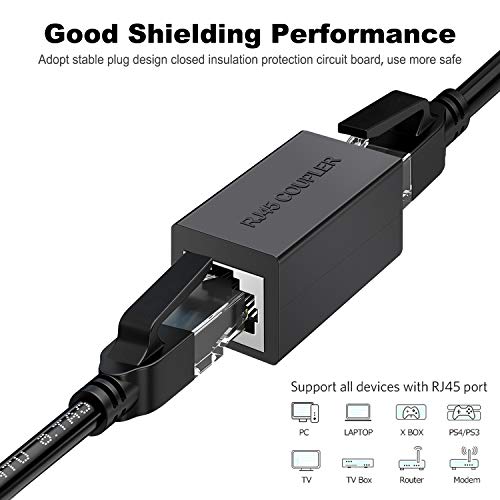 Snapklik.com : RJ45 Coupler Cat7 Cat6 Cat5e Ethernet Cable Extender ...