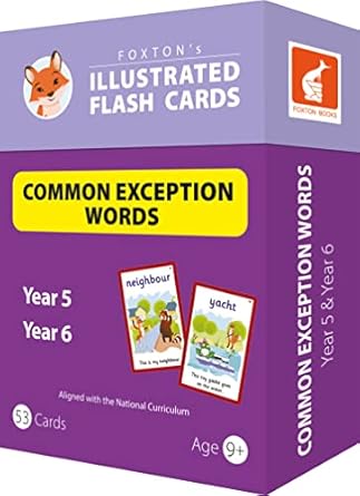 Common Exception Words Flash Cards: Year 5 and Year 6 Words - Perfect ...