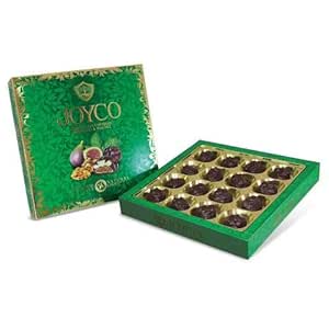 Amazon.com : JOYCO Chocolate Covered Dried Figs With Walnuts - 12.35 ...