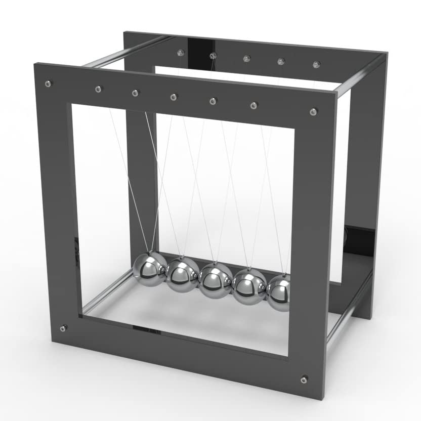 Buy Newtons Cradle Professional , Swinging Balls Pendulum , Newton's ...