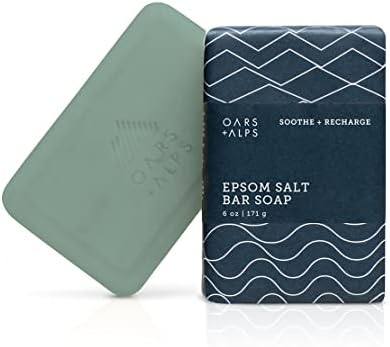 Amazon.com : Oars + Alps Blue Charcoal Exfoliating Men's Bar Soap ...