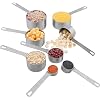 Amazon.com: Smithcraft Measuring Cups, 8 Piece Dry Measuring Cup Set ...