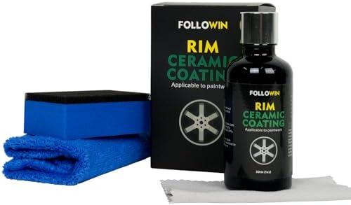 Amazon.com: FOLLOWIN Wheel Rim Ceramic Coating Kit - Repels Brake Dust ...