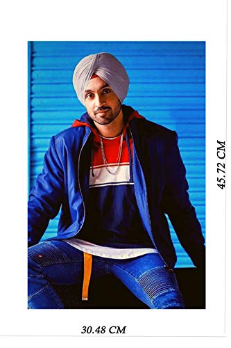 Buy Punjabi Singer Sticker Wall Poster|Super Star Diljit Dosanjh|Wall ...