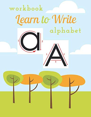 write alphabet practice: Alphabet Handwriting workbook, Preschool ...