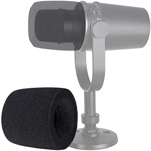 YOUSHARES MV7 Pop Filter - Mic Foam Cover Windscreen Compatible with ...