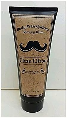 Amazon.com: Body Prescriptions Shaving Balm, Clean Citron Scented, 6.1 ...