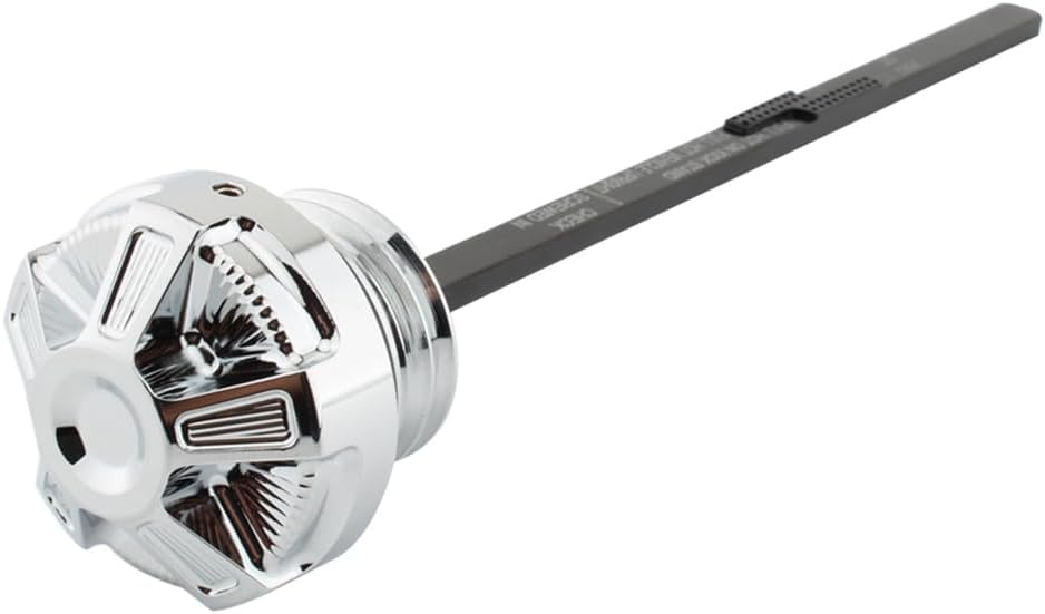 Amazon.com: FSFY Chrome Dip Stick Engine Oil Dipstick Motorcycle Engine ...