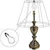 Lamp Shade Light Bulb Clip Adapter, Clip on Lampshade Adapter Includes ...