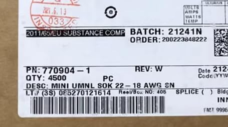 Wiring Connecting Terminals - Connectors 770904-1 terminals housings ...