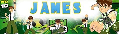 Amazon.com: Ben Ten - 8.5"x30" Personalized Name Poster, Customize With ...