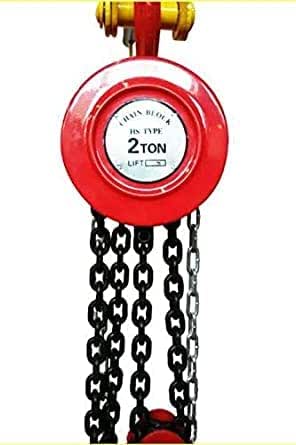 DUA Exports 2 ton chain pulley, 3 meter chain lifting : Amazon.in ...
