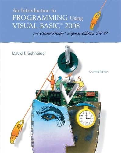 Amazon | Introduction to Programming Using Visual Basic 2008 | Schneider, David | Visual Basic