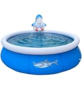 Amazon.com: DIMAR GARDEN 10ft x 30in Inflatable Swimming Pool, Outdoor ...