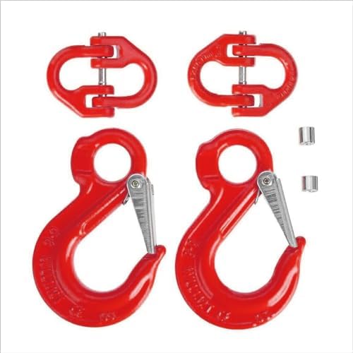 LEDON 2 Pack Sling Hook with Hammerlock 6mm Heavy Duty Safety Latch ...
