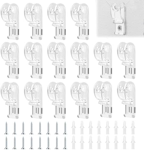 16 PCS Roman Blind P Clip,Blind Safety Clips for Cord,BlindCord Safety ...